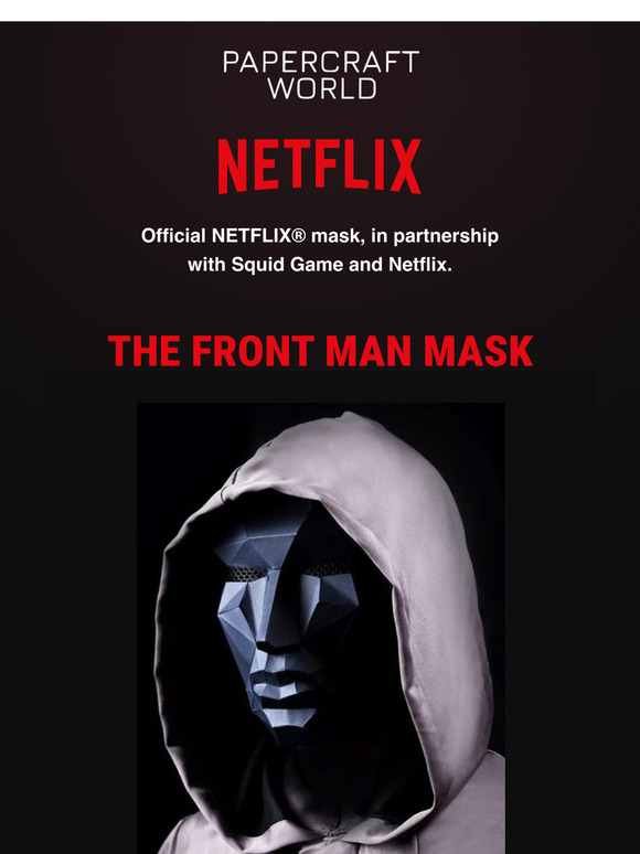 PaperCraft World: Shop The Official NETFLIX® Front Man Papercraft Mask ...
