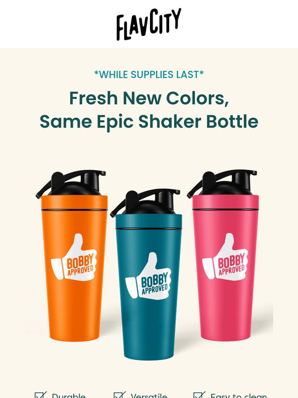 FlavCity: NEW RELEASE: Your Favorite Shaker Bottle in New Colors | Milled