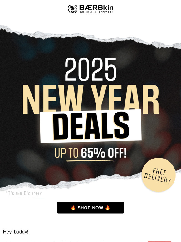 Bearskin Tactical Supply Co.: Gear Up for 2025 with BAERSkin—65% OFF ...