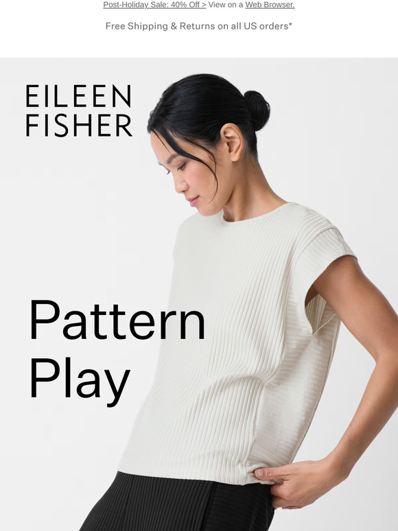 EILEEN FISHER: Elevated Texture | Milled