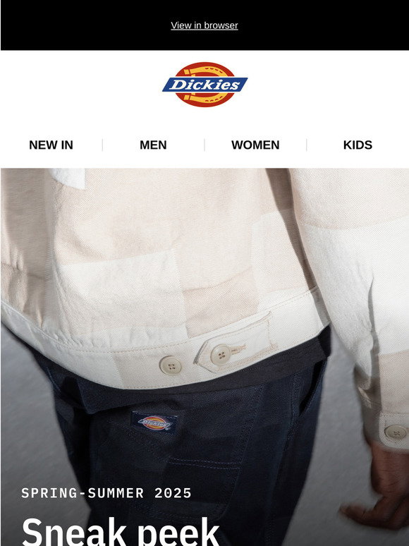 Dickies: New in: Spring Summer 25 Sneak peek 👇 | Milled