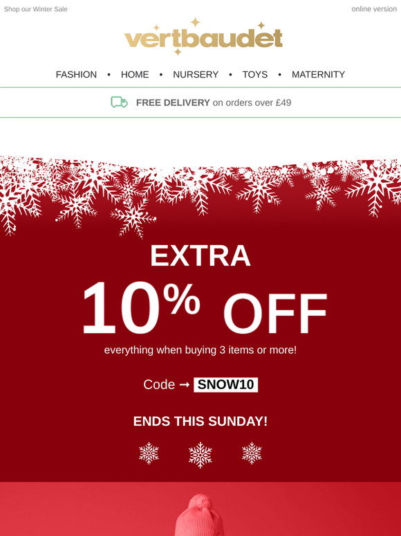 Vertbaudet: Winter Sale | Get Up to 50% off Selected Items & Enjoy our ...