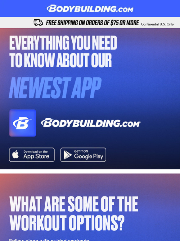 Bodybuilding: What is the 💥NEW💥 Bodybuilding.com app? | Milled