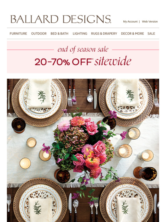 Ballard Designs: Are you all set for your dinner party? | Milled