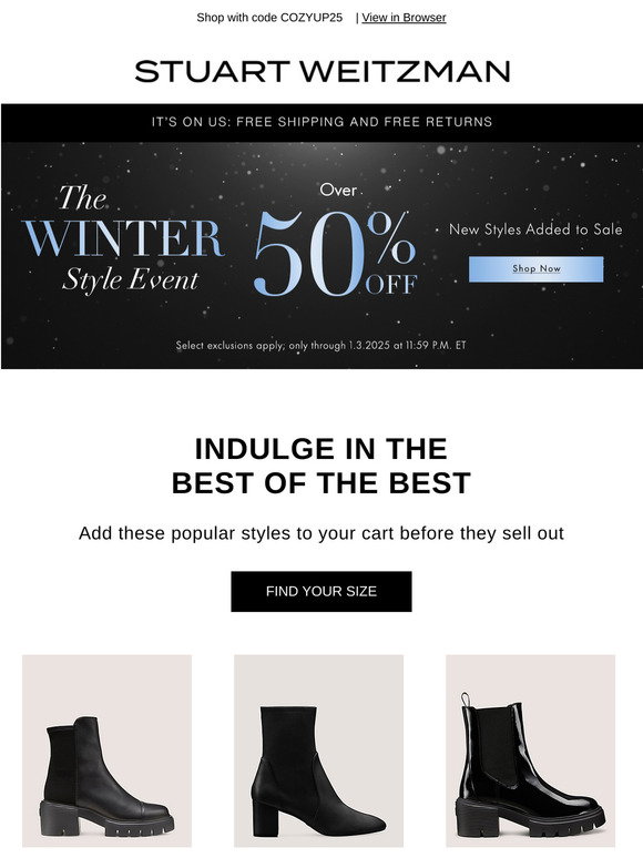 Stuart Weitzman: Introducing Our Very Best | Milled