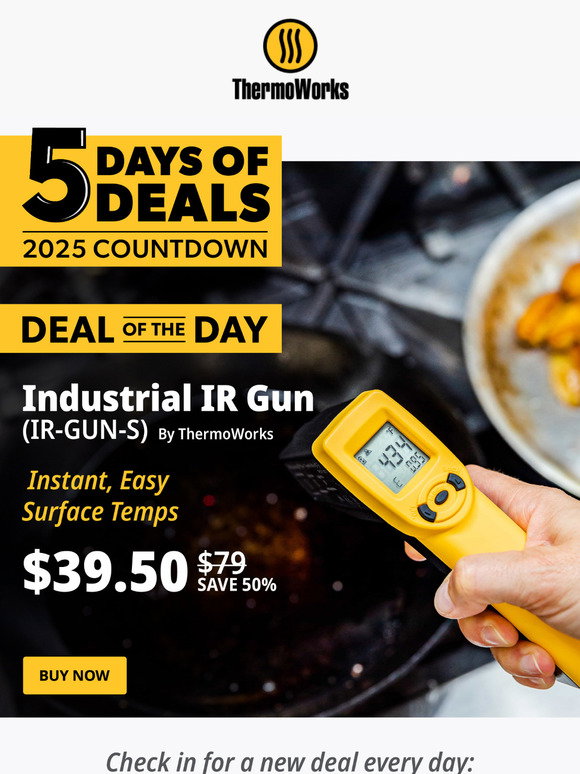 ThermoWorks: $39.50 Industrial IR Gun, ATK Highly Recommended | Milled