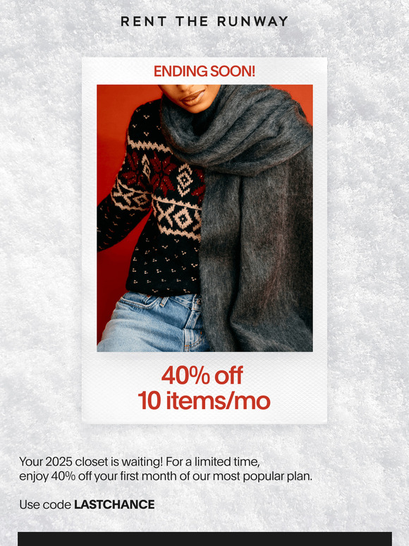 Rent the Runway: Up To 50% Off Ends Soon | Milled