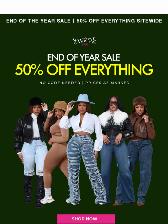 Swank A Posh: Don’t Play With It, Sis—50% OFF Your Faves! | Milled