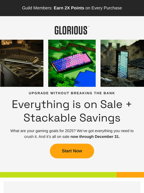 Glorious PC Gaming Race: —, what are your 2025 gaming goals? 💭 | Milled