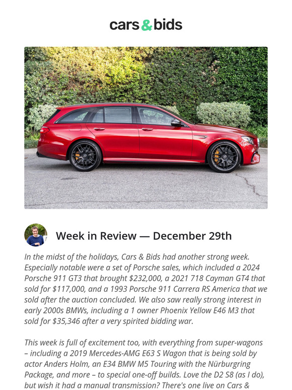 Cars & Bids: Cars & Bids - Week in Review | Milled