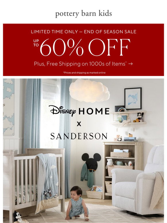 Pottery Barn Kids: Come play with the new Disney Home x Sanderson ...