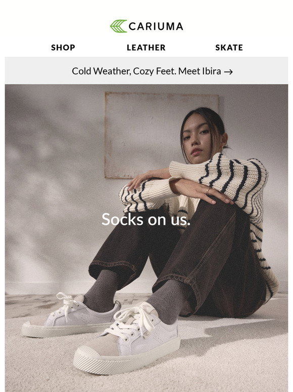 Cariuma: Pssst…Socks on Us | Milled