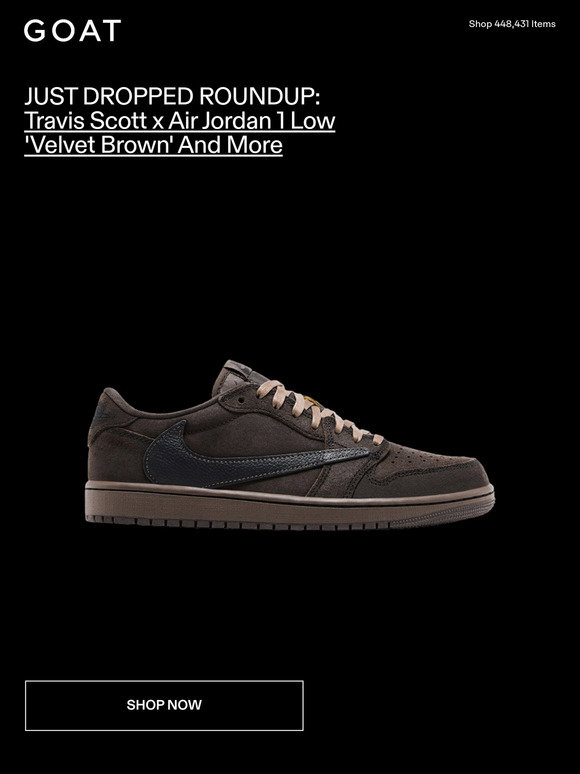 GOAT: [SEED] JUST DROPPED ROUNDUP: Travis Scott x Air Jordan 1 Low ...