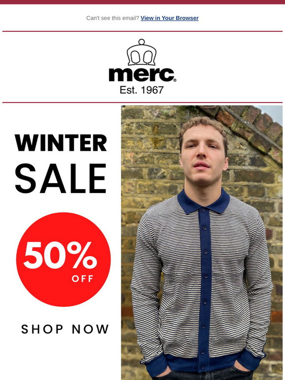 Merc: The Winter Sale You Don’t Want to Miss! | Milled