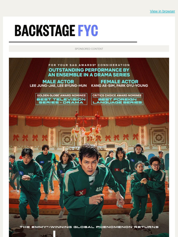 Backstage: SQUID GAME S2 - The Emmy® Award Winning Global Phenomenon ...