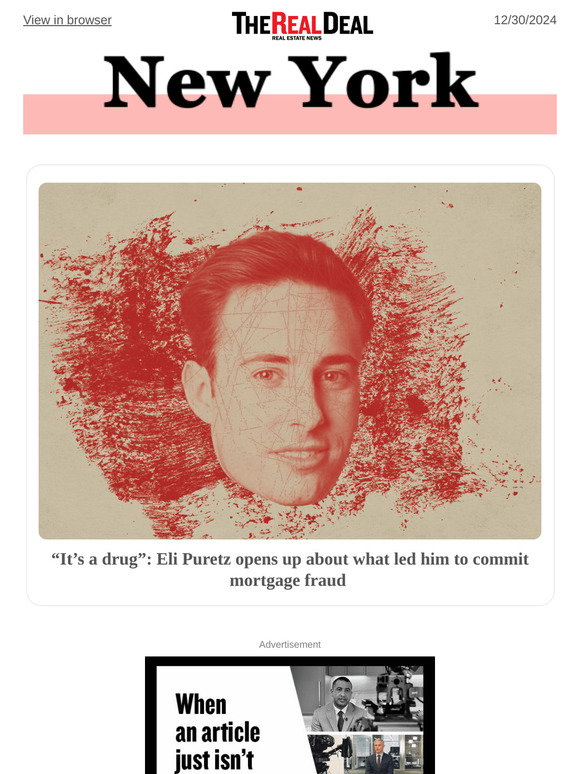 The Real Deal: Eli Puretz opens up about mortgage fraud; Manhattan’s ...