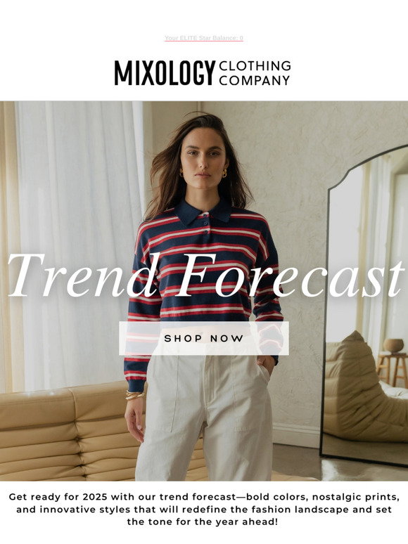 Mixology Clothing: In 2025, We're Planning Our Outfits 🎉 | Milled