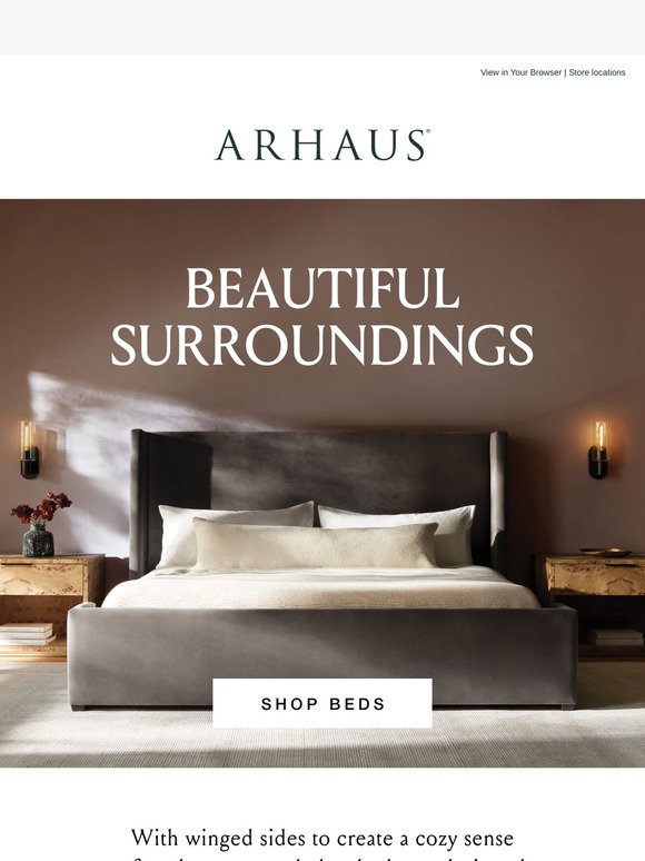 Arhaus: Beds That Surround You In Style | Milled
