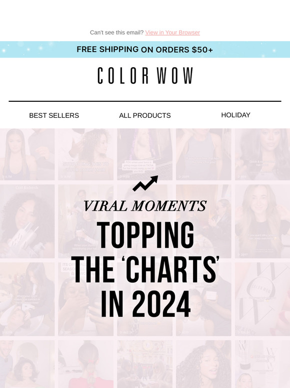 Color Wow: 🤩 OMG these videos topped the 2024 charts | Milled
