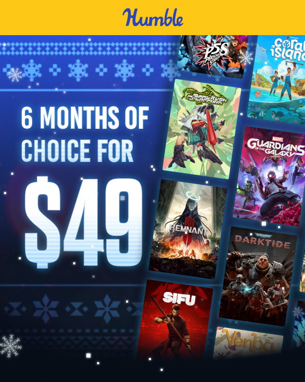 Humble Bundle: Your Choice coupon is back for a limited time! 🎉 ...