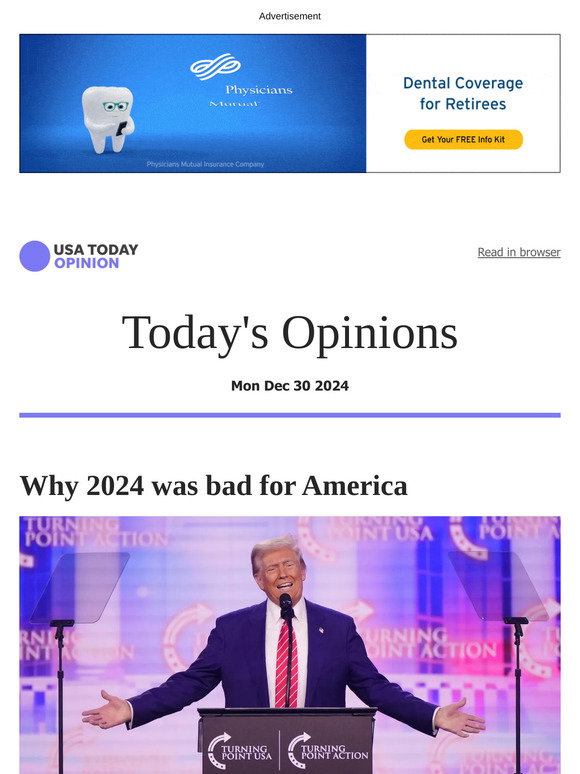USA TODAY: Why 2024 was bad for America | Milled