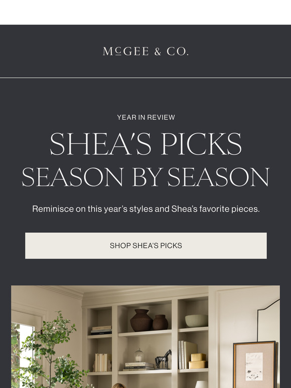 Studio McGee: Shea’s 2024 picks 🥂 | Milled