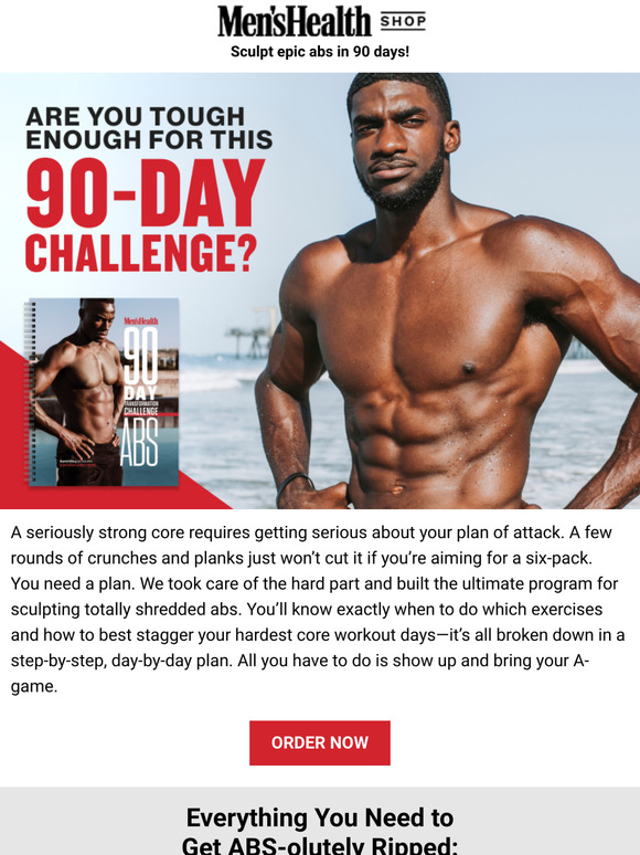 Men'sHealth: Build a Killer Core With the 90-Day Abs Challenge | Milled