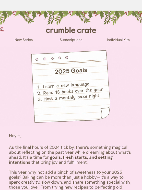 Crumble Crate: Wrap Up 2024 with a Sprinkle of Sweetness 🎉 | Milled