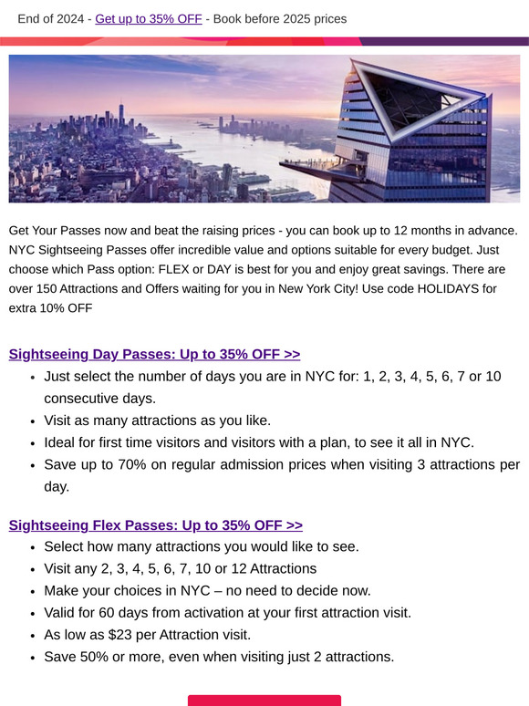 Sightseeing Pass: Get Your Passes before prices go up in 2025⚡ | Milled