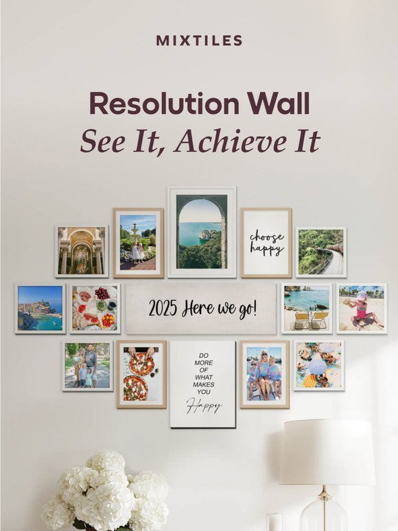 Mixtiles: See It, Achieve It: Your 2025 Vision Wall | Milled