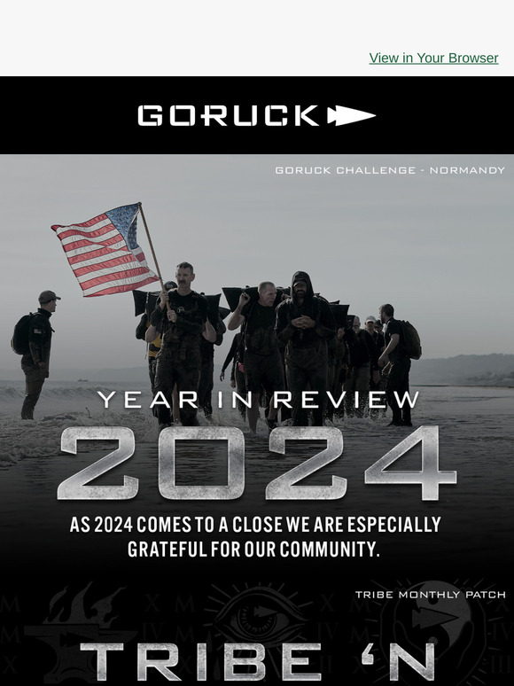 GORUCK: 2024: GORUCK Year In Review | Milled