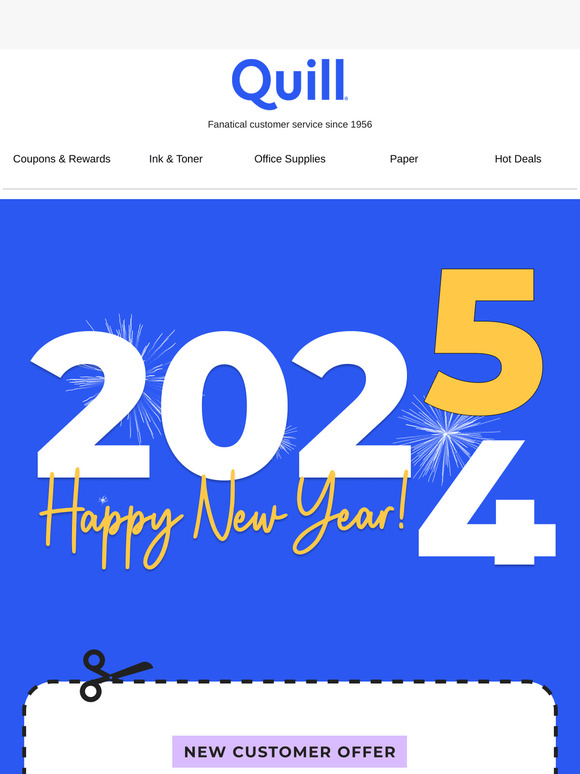 Quill: 🎉Ring in 2025 with $20 OFF today's order | Milled