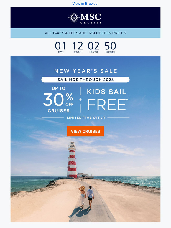 MSC Cruises: The Countdown Begins! Celebrate the New Year With a ...