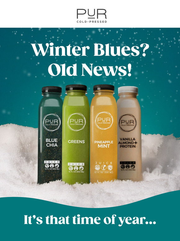 PUR Cold Pressed Juice: It's the last detox of the year! | Milled