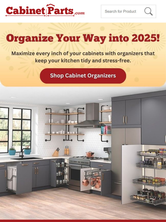 CabinetParts: Start organizing in 2025! | Milled