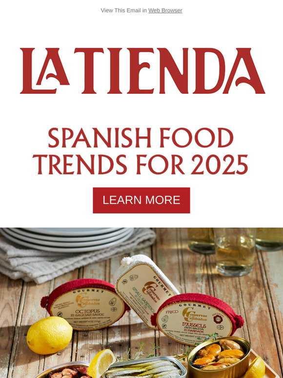 La Tienda: Spanish Food Trends for 2025 | Milled