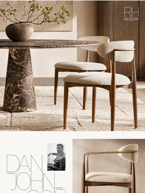 Restoration Hardware: The Arno Dining Chair in American Oak. Inspired ...