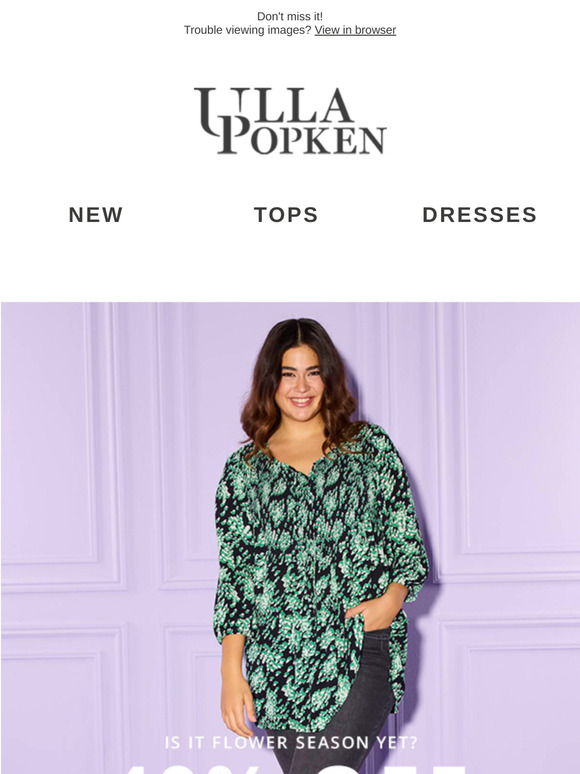 Ulla Popken Email Newsletters: Shop Sales, Discounts, and Coupon Codes
