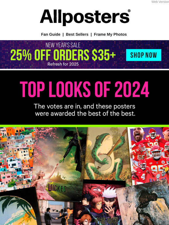 AllPosters Email Newsletters: Shop Sales, Discounts, and Coupon Codes