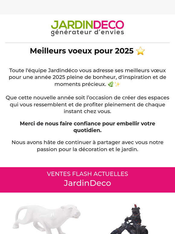 Jardindeco: Meilleurs vœux pour 2025 🌟 | Milled