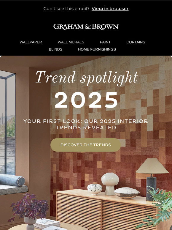 Graham & Brown: Trends Spotlight 2025 Revealed! 💕 | Milled