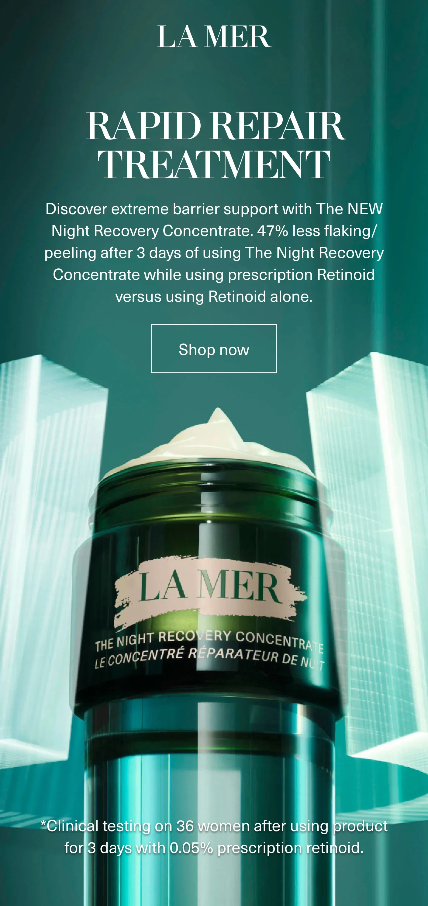 La Mer: Discover The NEW Night Recovery Concentrate | Milled