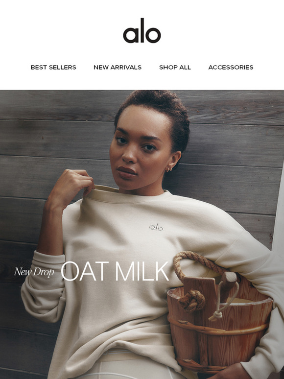 Alo Yoga: New drop: Oat Milk | Milled