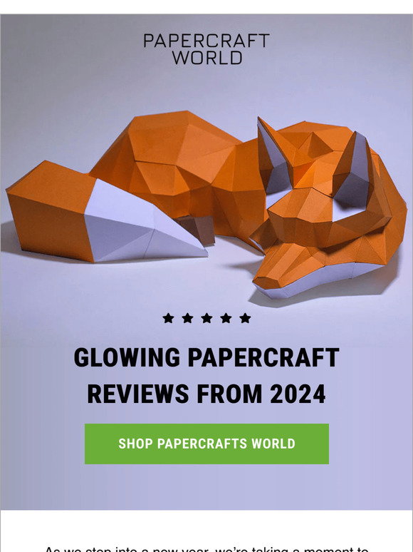 PaperCraft World: Favorite Papercraft Reviews of 2024 | Milled