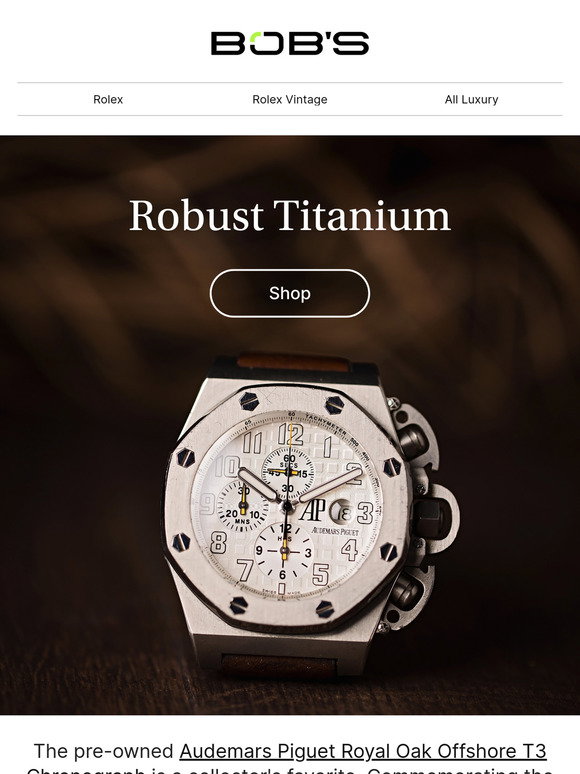 Bob's Watches: Limited Edition: A Must-Have for Movie and Watch Lovers ...