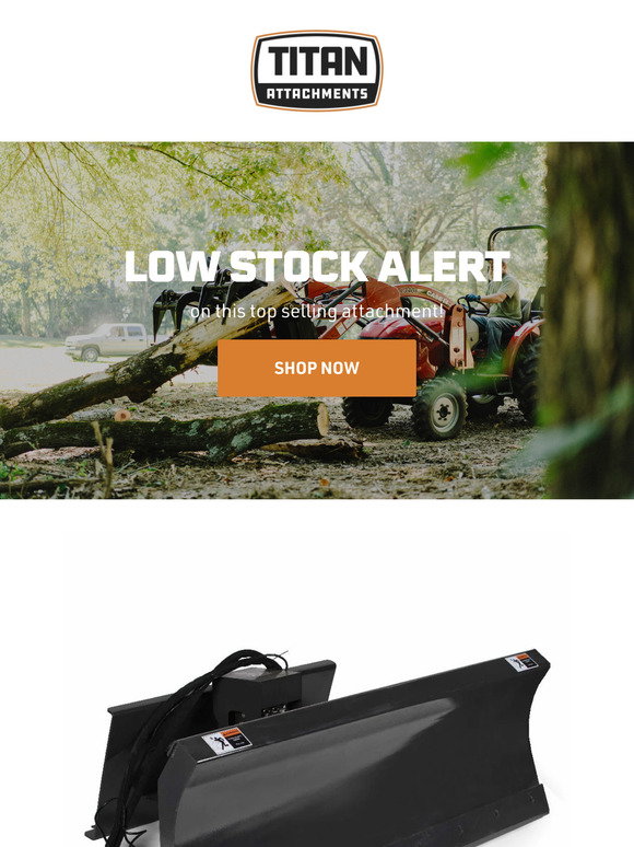 Titan: 🚨 Titan Low Stock Alert 🚨 | Milled