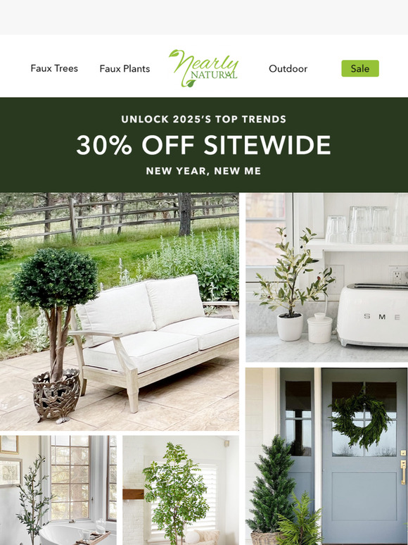 Nearly Natural: Your 2025 Greenery Goals Start Here! | Milled