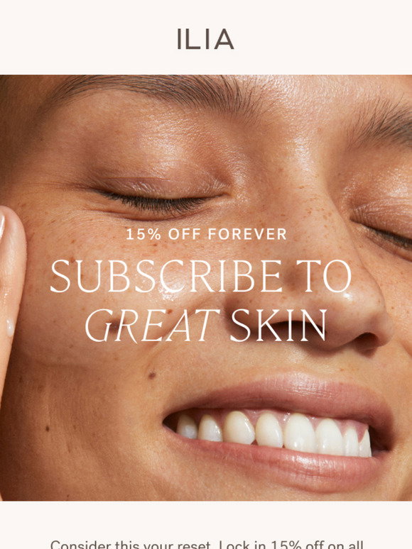 ILIA Beauty Email Newsletters: Shop Sales, Discounts, and Coupon Codes