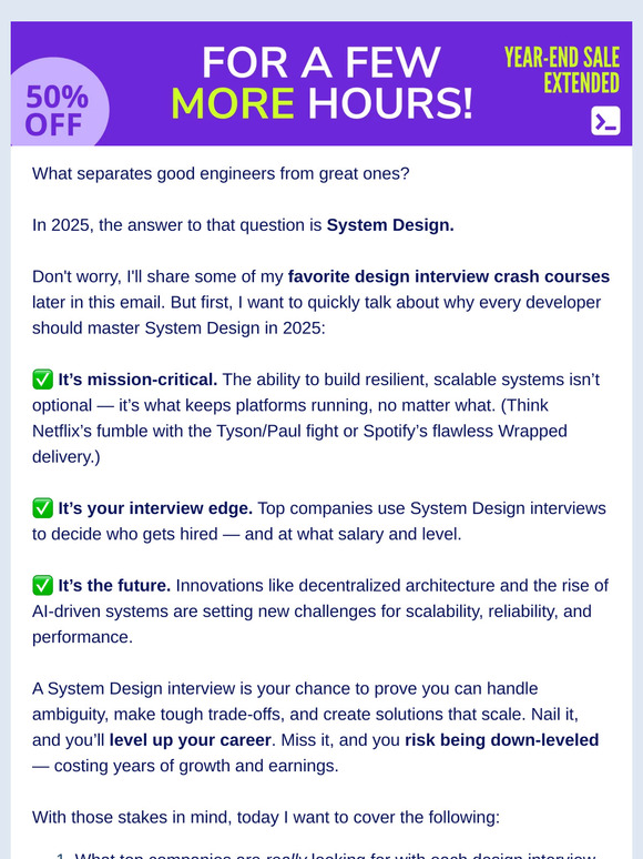 Educative: The only System Design Interview guide you'll need in 2025 ...
