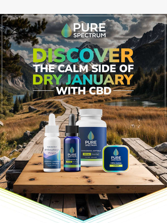 Pure Spectrum: Discover the Calm Side of Dry January with CBD | Milled